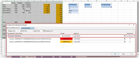 Conditional Formatting And Spreadsheet Review Part Two Icaew