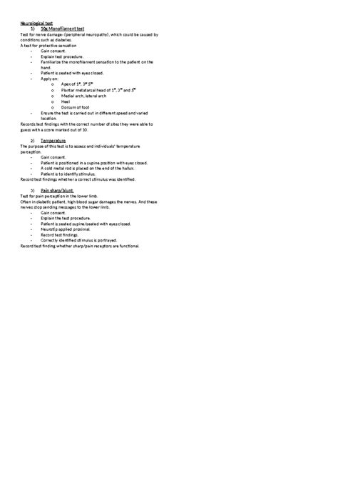 Neurological Test Neuro Tests Neurological Test 1 10g Monofilament Test Test For Nerve Neurological Test Neuro Tests Neurological Test 1 10g Monofilament Test Test For Nerve