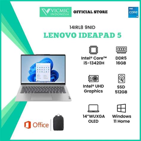 Jual Lenovo Ideapad Irl Nid Intel I H Gb Gb Ssd Wuxga Oled Win Ohs Di
