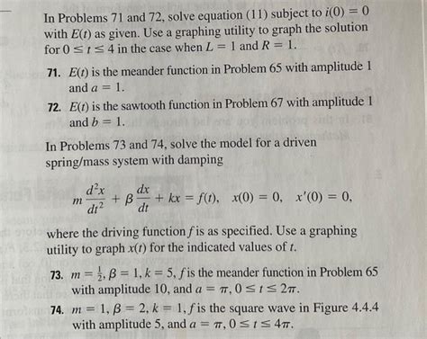 solved in problems 71 and 72 solve equation 11 subject