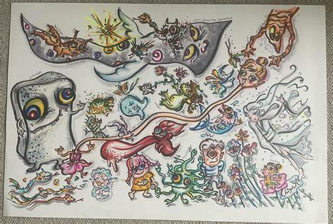 大作に加筆！ あかん。 どんどん描き足したくなる。 次を描かなきゃ。 ٩ ω و 妖怪魔混大百科 Amazon