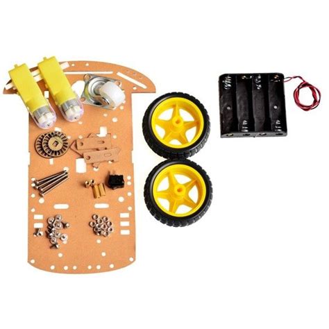 2wd 210mm Car Chassis Robot Platform 2 Wheels 2 Motors Set Arduino Robotics Robot