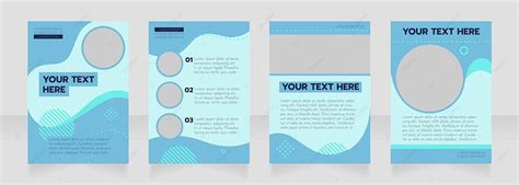 Editable Marine Tourism Brochure Template With Space For Text Vector Brand Tourist Brochure