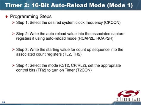 Timer Operations And Programming Ppt Download