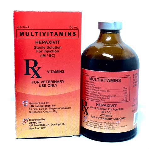 [vetklix Ii] 1pc Hepaxivit Multivitamins 100ml Sterile Solution For Gamefowls Para Sa Manok