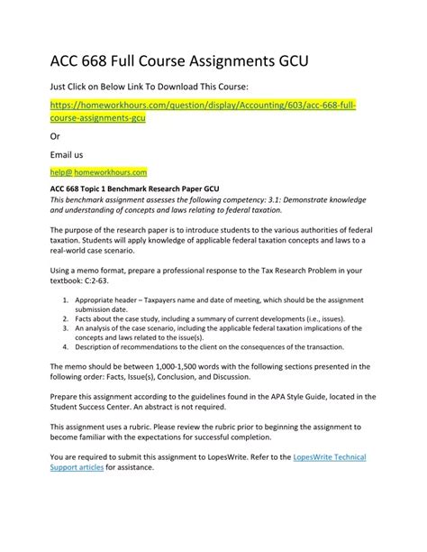 Ppt Acc 668 Full Course Assignments Gcu Powerpoint Presentation Free