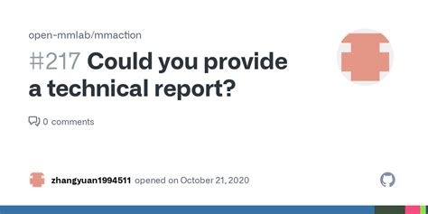 could you provide a technical report · issue 217 · open mmlab