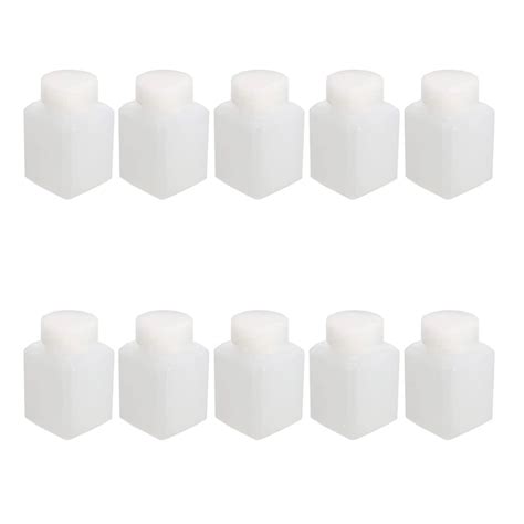 Plastic Empty Lab Cylindrical Chemical Container Polyethylene Square