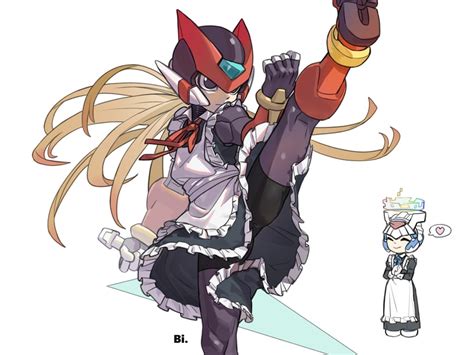 Zero X Zeroz And Cyber Elf X Mega Man And 1 More Drawn By Bi