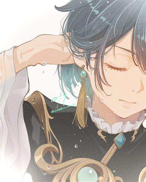 Xingqiu Genshin Impact Drawn By Misoshiru Umai4 Danbooru