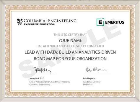 Lead With Data Online Course From Columbia Engineering