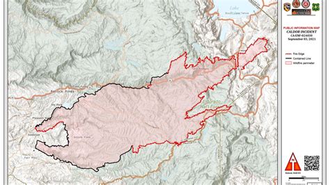 Heres Where The Caldor Fire Has Burned Nbc Bay Area