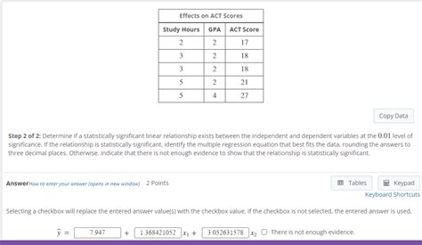Solved The Following Data Was Collected To Explore How The