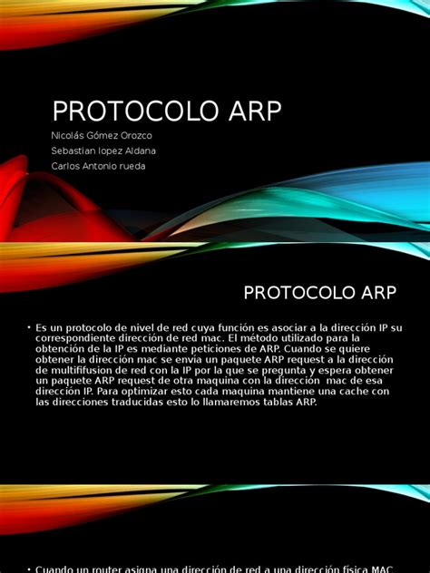 Protocolo Arp Pdf Estándares De Telecomunicaciones Estándares De Red
