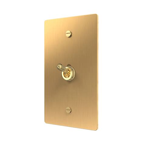 Brass Retro Toggle Light Switch
