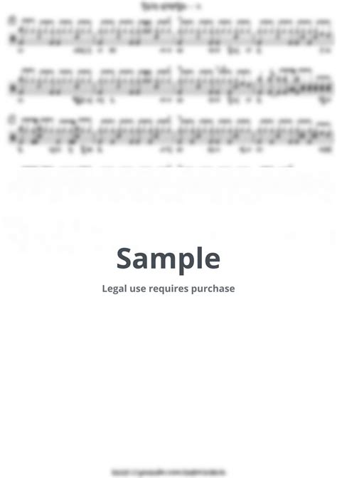 장윤정 목포행 완행열차 드럼 악보 Nota By 드럼공작소