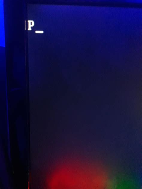 Black Screen And P When I Boot Up I Have Kali Linux Installed On My External Hdd Same