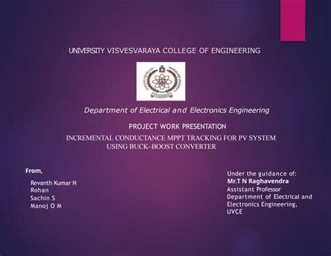 Project Ppt 123on Incremental Conductance Mppt Trackingpptx