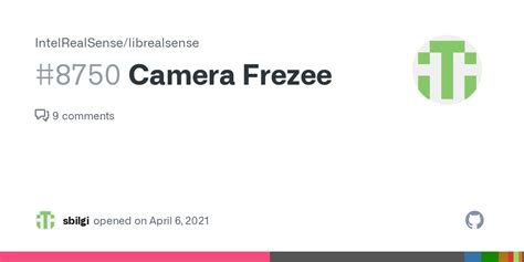 Camera Frezee · Issue 8750 · Intelrealsenselibrealsense · Github