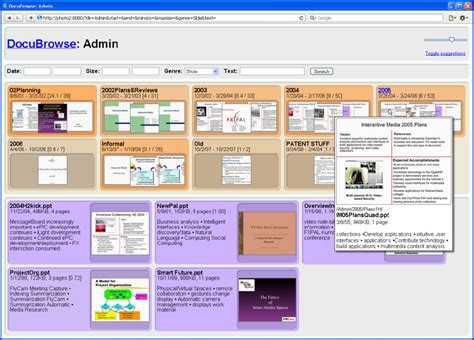 Subcollection Restricted To Documents Matching The Slide Genre