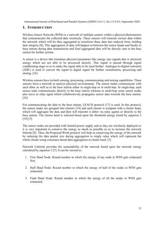 Consensus Based Data Aggregation For Energy Conservation In Wireless Sensor Network Pdf