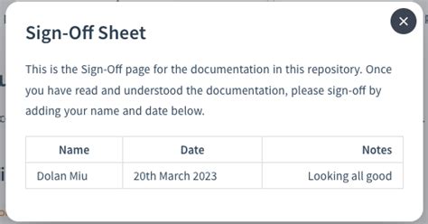 Github Dolanmiudocsify Sign Off Sheet Sign Off Sheet For Docsify