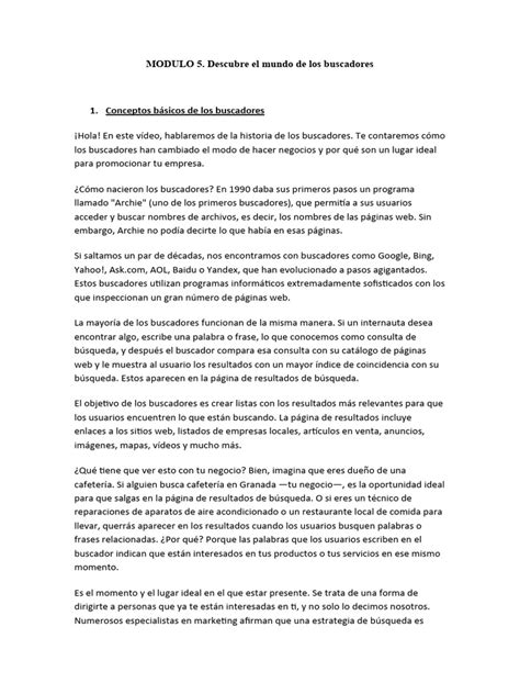 Modulo 5 Pdf