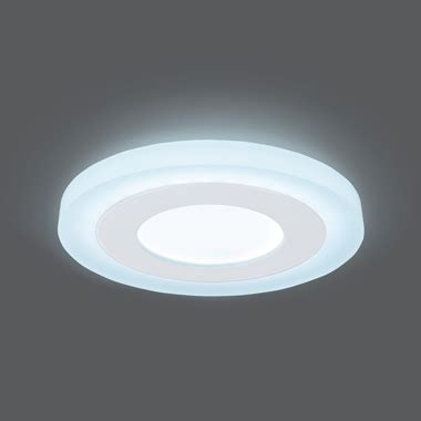 Светильник Gauss Backlight BL115 Кругл. 3+3W, LED 4000K, 350лм,105х31мм ...