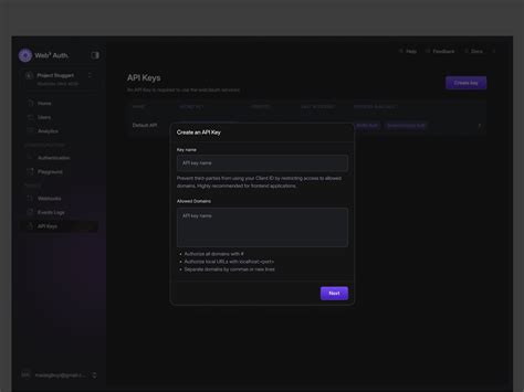 Create Api Key By Mayor Fig On Dribbble