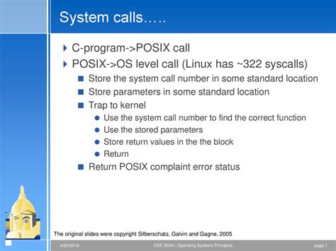 System Calls C Program Posix Call Ppt Download
