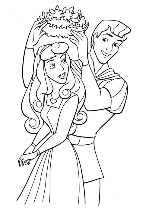 Dibujos De La Bella Durmiente Para Colorear E Imprimir Dibujos Para