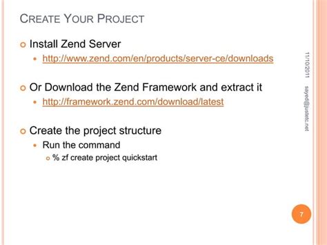Web Application Development Using Zend Framework Pptx Programming