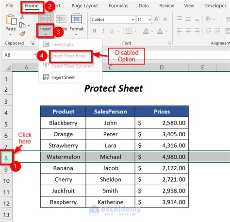 Cannot Insert Row In Excel Quick 7 Fixes Exceldemy