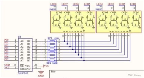 51单片机在八位数码管上显示自己学号后八位八位数码管显示学号后8位c51 Csdn博客