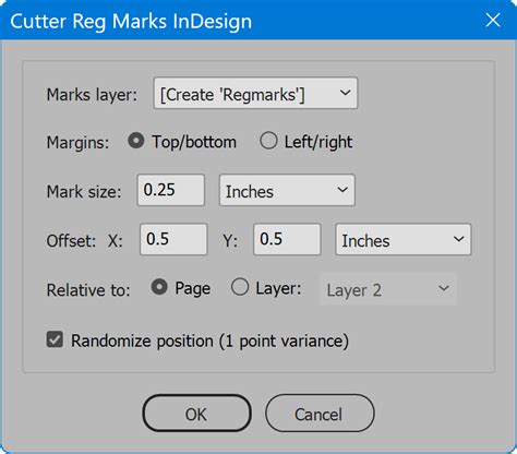 Mars Premedia Cutter Reg Marks InDesign