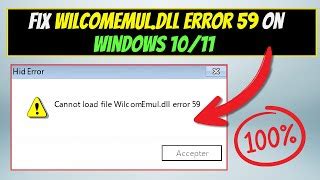 Wilcom Error Fix Wilcomemul Dll Missing Corrupt Error In Windows Error By