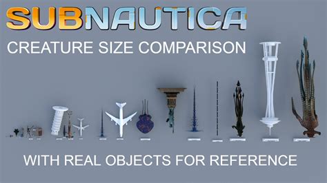 Subnautica The Insane Size Of Subnautica Creatures Includes