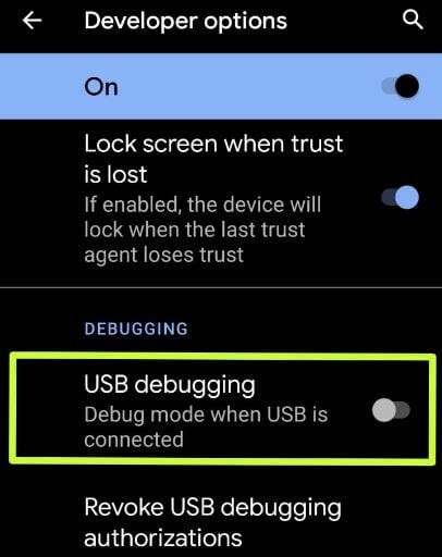 How To Enable And Use Usb Debugging On Android 10