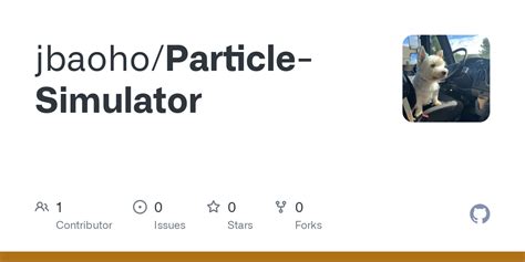 GitHub Jbaoho Particle Simulator