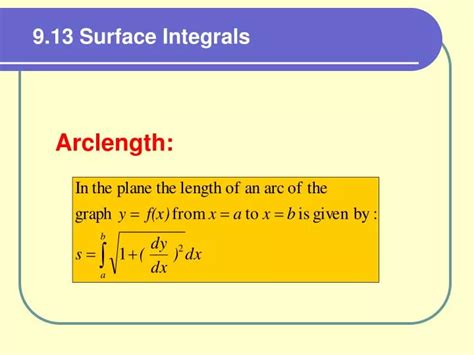 PPT Surface Integrals PowerPoint Presentation Free Download ID