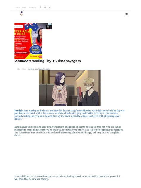 misunderstanding by j s tissanayagam pdf