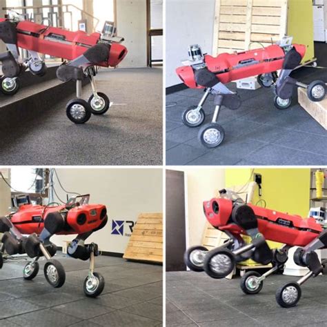 Legged Robots Put On Wheels And Skate Away Hackaday