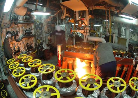 Boiler Light Off On Board Uss Boxer Lhd 4 Wasp Class Lhds 1 7 Are Still Old School Steam