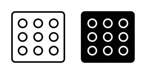 Menu Dots Icon Vector Art At Vecteezy