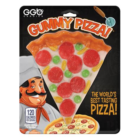 Giant Gummy Pizza A Fusion Of Five Fruity Flavors