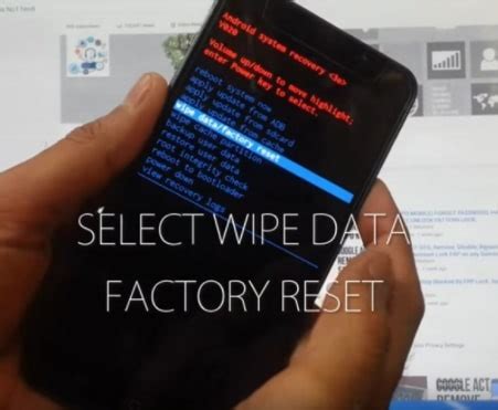 Wipe Data Factory Reset PSDDesain