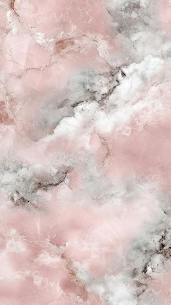 Premium Photo Blushing Marble Soft Pink Elegance With Grey Veining