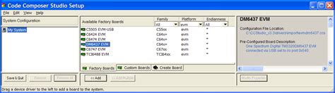 CCS TMS320DM6437 Problem With CCStudio 3 3 And Spectrum Digital TMS320DM6437 EVM Code