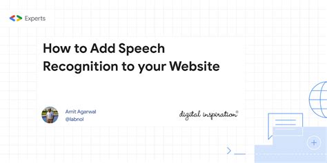 How To Add Speech Recognition To Your Website