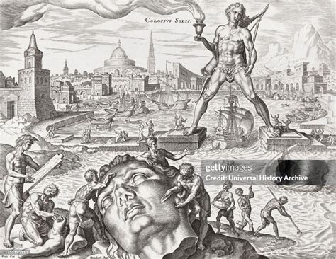 The Colossus Of Rhodes As Imagined By 16th Century Artist Maarten